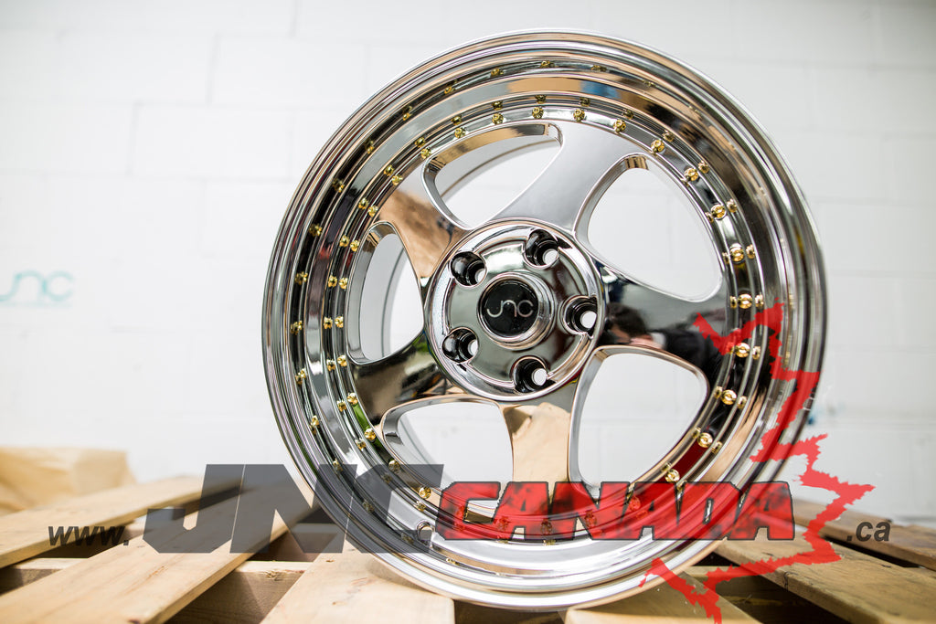 JNC 034 - Platinum w/ Gold Rivets – JNC CANADA